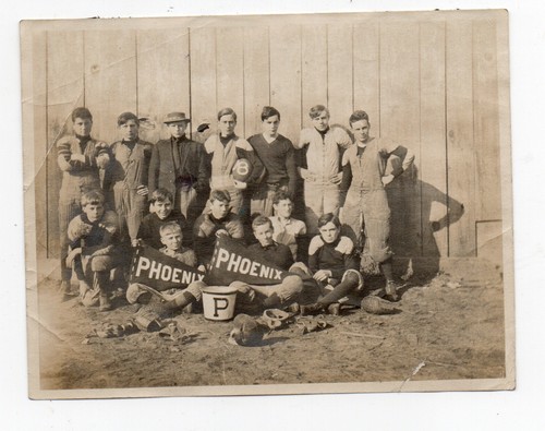 Original 1908 Team Photo of the Phoenix Football Team in Uniform | eBay