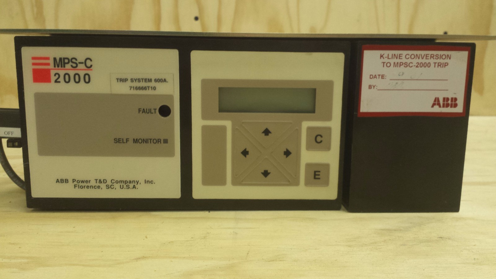 ABB MPS-C 2000 600A Trip Unit 716666T10 | eBay