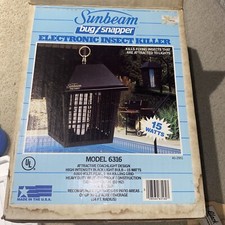Sunbeam Bug Snapper Zapper 6316 5000 Volt Heavy Duty Mosquitoes Killer ...