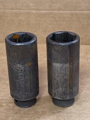 MAC TOOLS 2 PC 1/2" DRIVE 6 PT DEEP IMPACT SOCKETS (1" VDP326 & 1-1/16" VDP346). | eBay