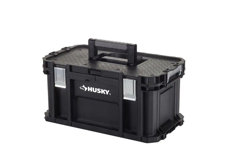 Husky 230381 Black 22 in. Portable Tool Box on Wheels for sale online ...