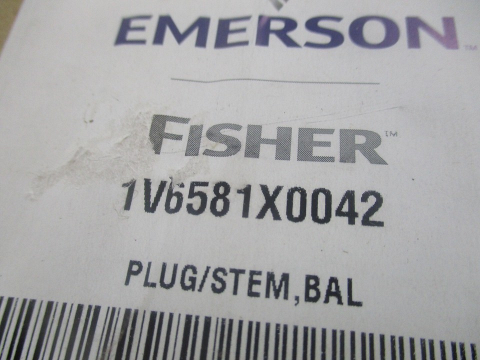 EMERSON FISHER 1V6581X0042 PLUG/STEM ASSEMBLY, U0118 | eBay