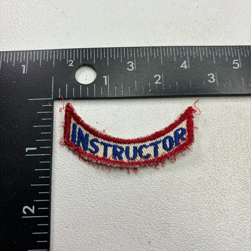 INSTRUCTOR Tab Patch C41Z | eBay