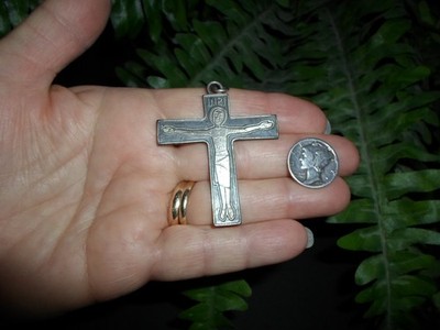 Vintage ANTAYA - CRUCIFIX - Christ Is Counting On You - PENDANT medal ...