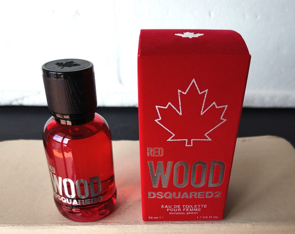 RED WOOD DSQUARED 2 POUR FEMME 50 ml EAU DE TOILETTE NUOVO VINTAGE ...