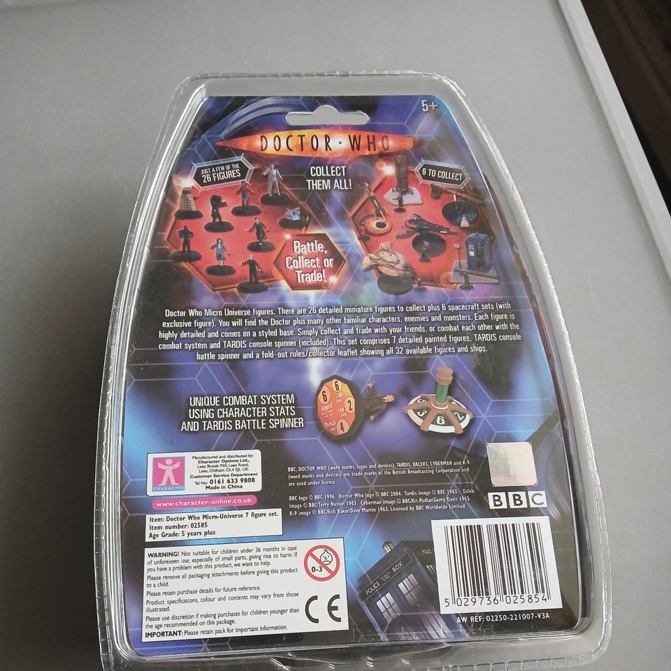 Doctor Who Micro-Universe 7 Figure Pack - Original Unopened Box | eBay UK