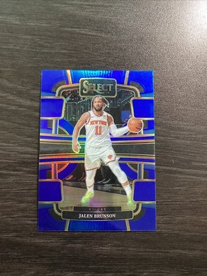 2023-24 Panini Select - Concourse Jalen Brunson #7 Blue Prizm New York ...