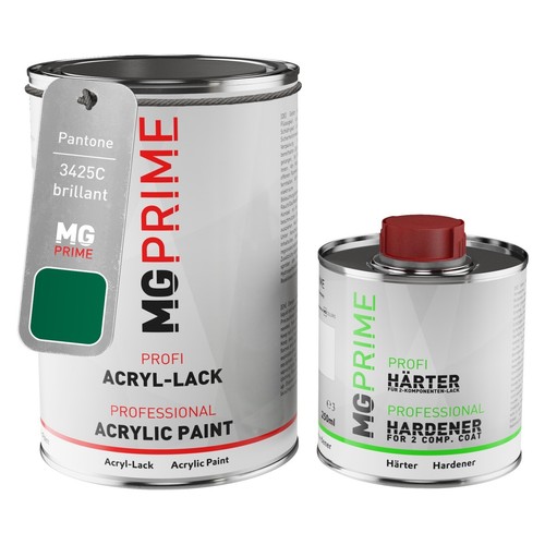 Pantone 3425C Green brillant peinture acrylique 1,5L durcisseur y.c ...