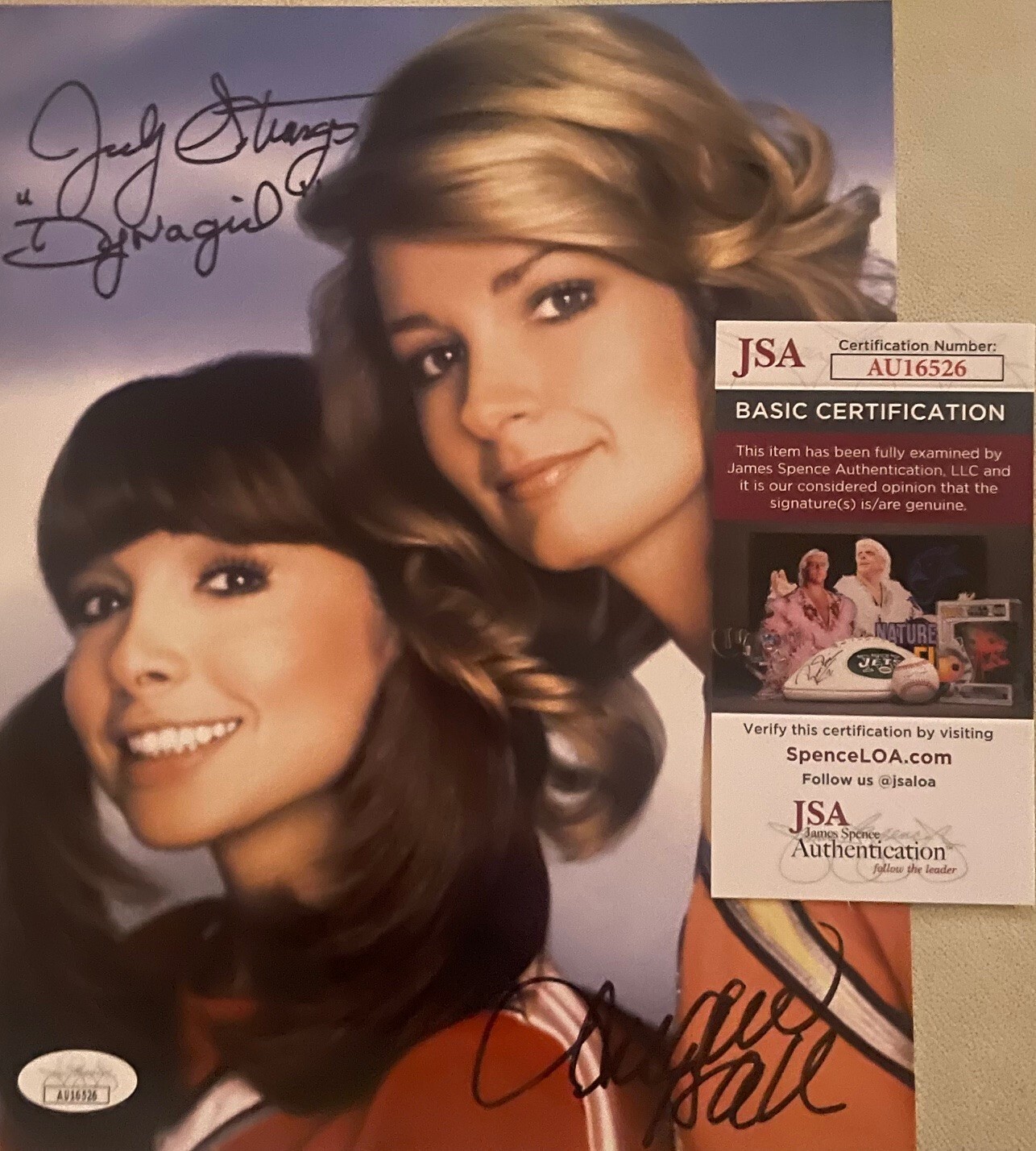 Deidre Hall & Judy Strangis Elektra Woman & Dyna Girl Signed 8x10 W/JSA ...