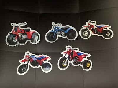 Atc 250es Decals 2x Team ATC Decals Logos Sticker 3" 250R 350X ATV Big ...