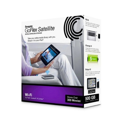Seagate GoFlex Satellite 500GB Mobile Wireless Storage (STBF500101 ...