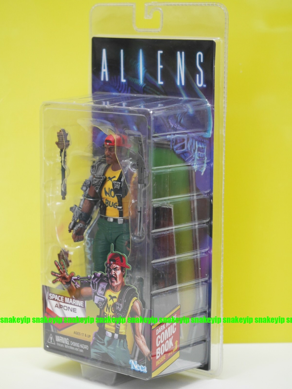 NECA Aliens Alien Space Marine Sgt Apone 7" Kenner Retro Action Figure ...