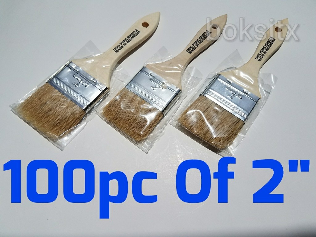 100 pc 2" Chip Brush Brushes Paint Touchups 64784800058| eBay