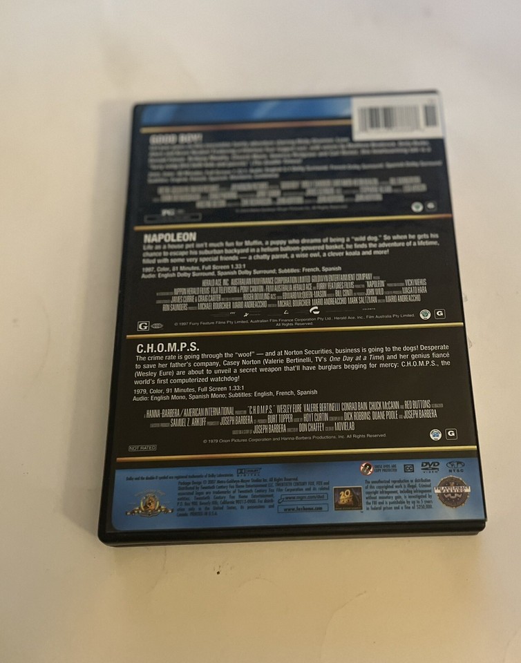 TRIPLE FEATURE GOOD BOY , NAPOLEON , CHOMPS DVD Rare oop | eBay