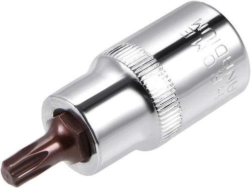 Uxcell 1/2-Inch Drive T35 Torx Bit Socket S2 Steel 55Mm Length ...