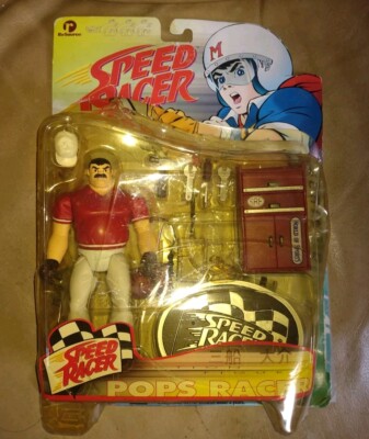 RESAURUS SPEED RACER POPS RACER ACTION FIGURE 1999 INCOMPLETE W/ EXTRAS ...