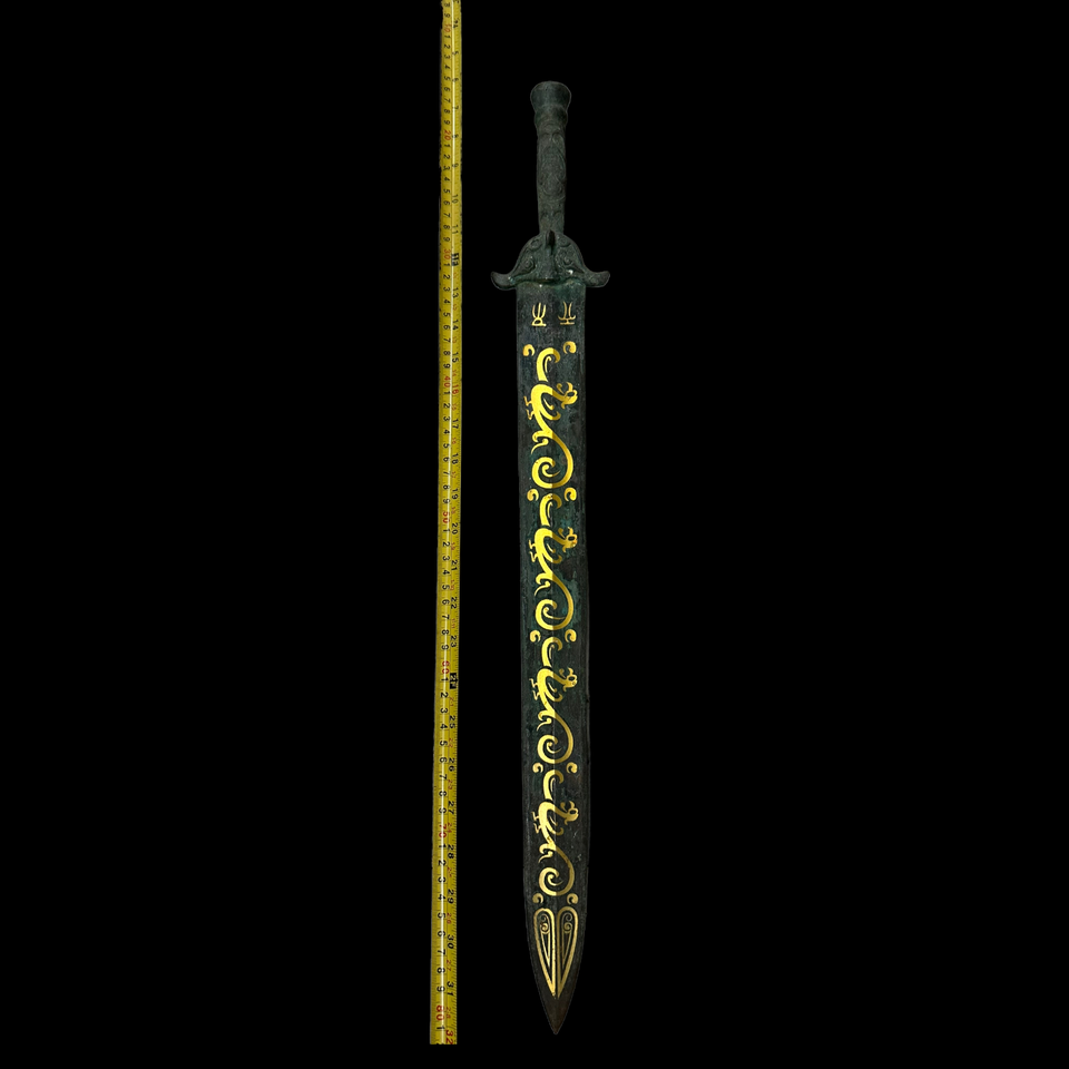 Ancient Roman Wonderful Bronze Gold Excellent Big Sword 200BC 60CM | eBay