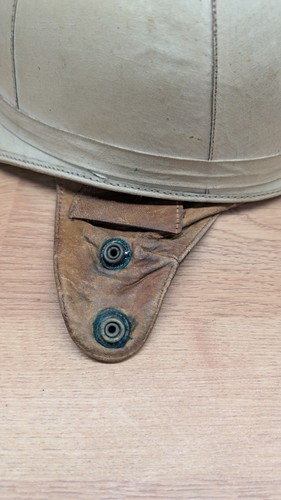 Vintage Everoak Leather Motorcycle Helmet – Made in England – Classic ...