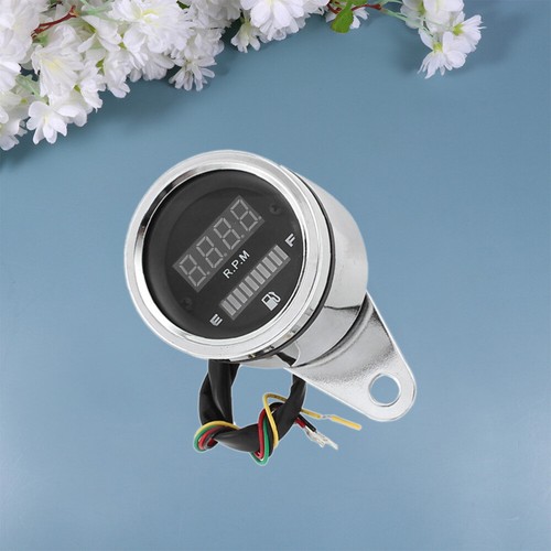 Motorcycle Voltage Meter Digital Voltmeter Waterproof Gauge Motorbike ...