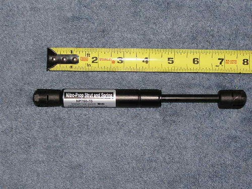 7.5" Gas Shock Spring Lift Rod Strut Prop Shaft Direct Rep Springlift ...