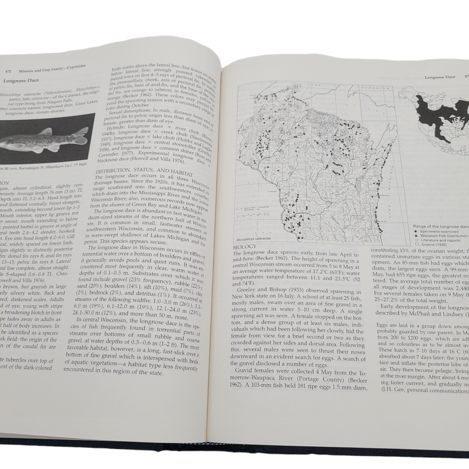 Fishes of Wisconsin by George C. Becker (1983, Hardcover) for sale ...