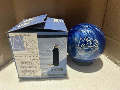 NEW 12LB Storm Mix Blue/Silver Bowling Ball 3579 | eBay