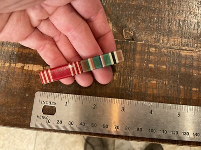 ORIGINAL WWII ETO / GOOD CONDUCT RIBBON BAR - WOLF BROWN | eBay