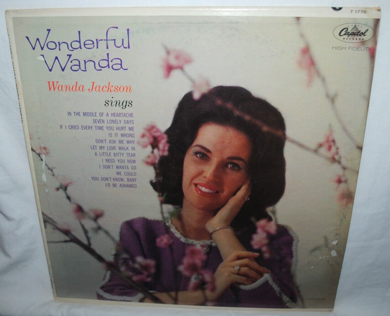 Wanda Jackson, WONDERFUL WANDA, LP record FAIR to GOOD, scratches ...