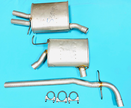 Fits:2014-2017 1.8L Turbo Volkswagen Jetta Rear Muffler with Middle ...