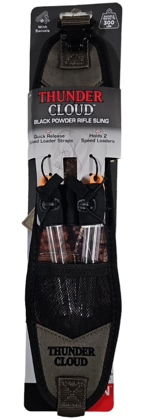 ALLEN THUNDER CLOUD BLACK POWDER RIFLE SLING 2 SPEED LOADERS STRAPS ...