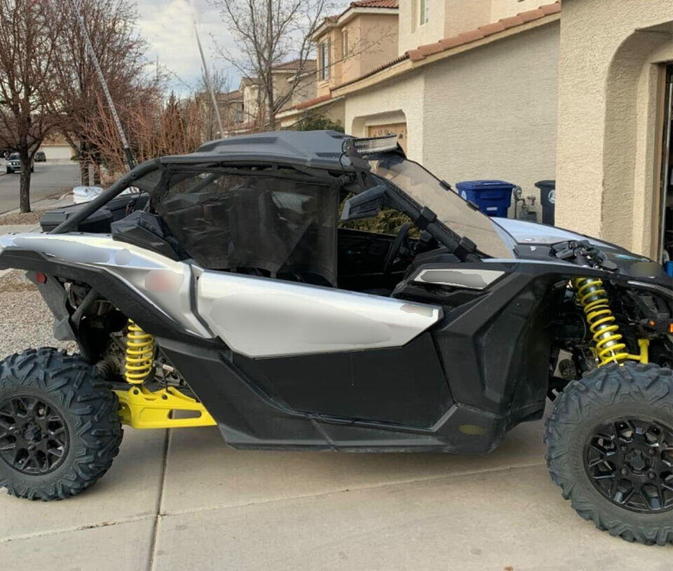 KEMIMOTO 2 Pcs Front Window Nets Set for Can Am Maverick X3 Max 2017 ...