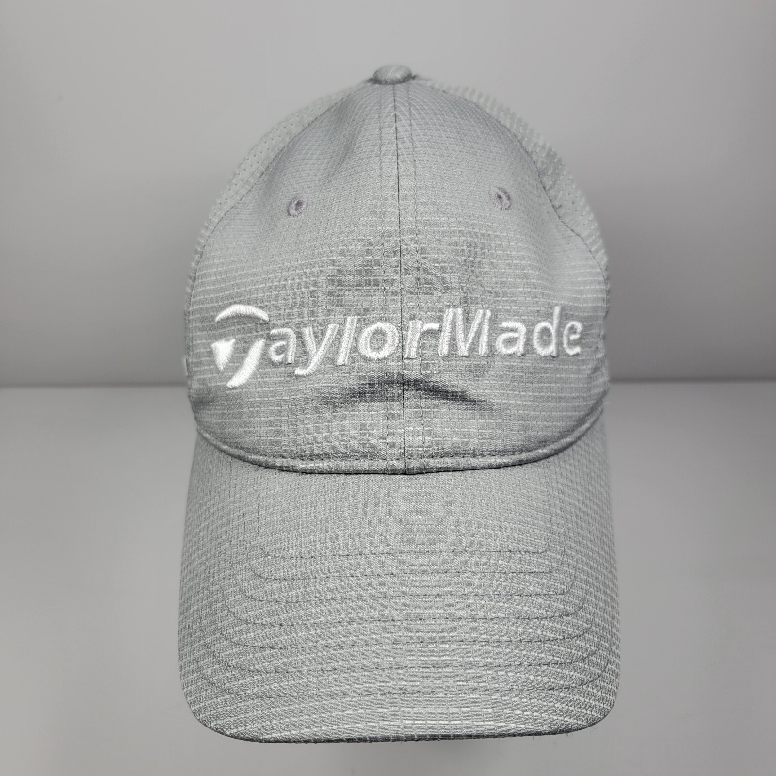 TaylorMade Golf Hat Strapback M3 TP5 Logo Polyester Silver Baseball Cap ...