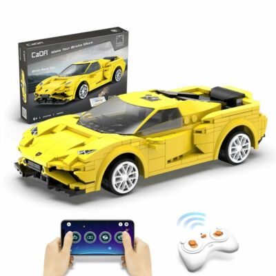Cada C51074W: Construction Blocks Remote Control Blaze Car - Evo Race ...