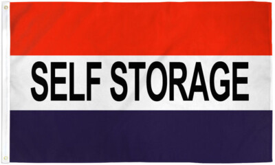 Self Storage Flag 3x5ft Business Flag Advertising Sign 100D | eBay
