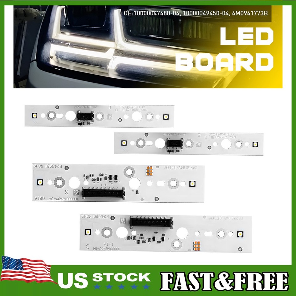 LED boards For Audi Q7 2017 2018 2019 LED Headlight DRL Light guide ...