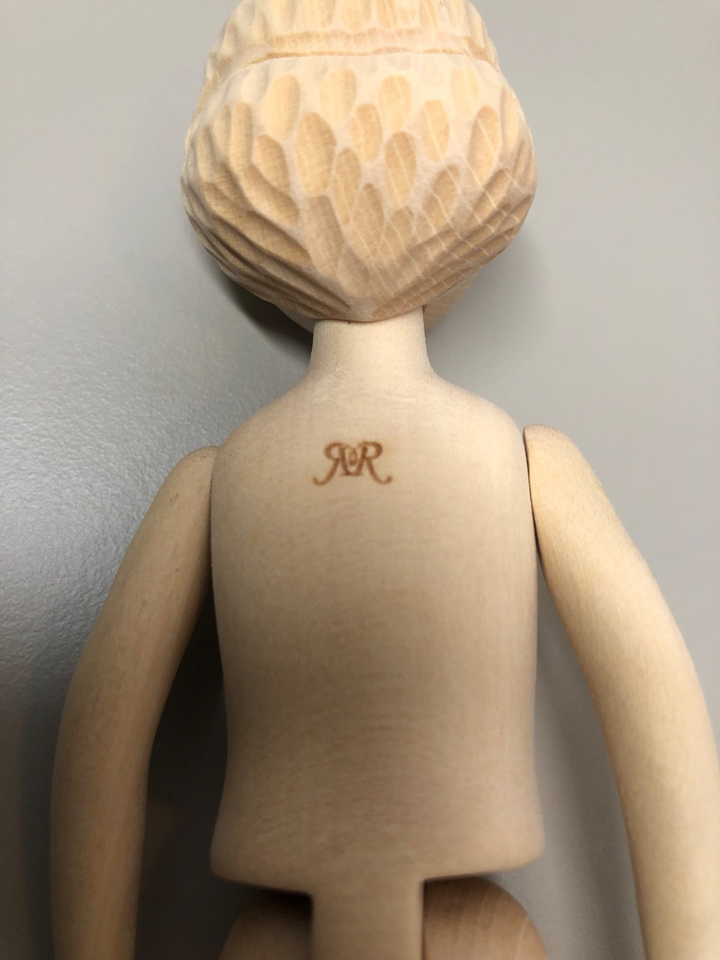 Vintage Robert Raikes Wooden Hitty Doll / Original Box + Dress Pattern ...