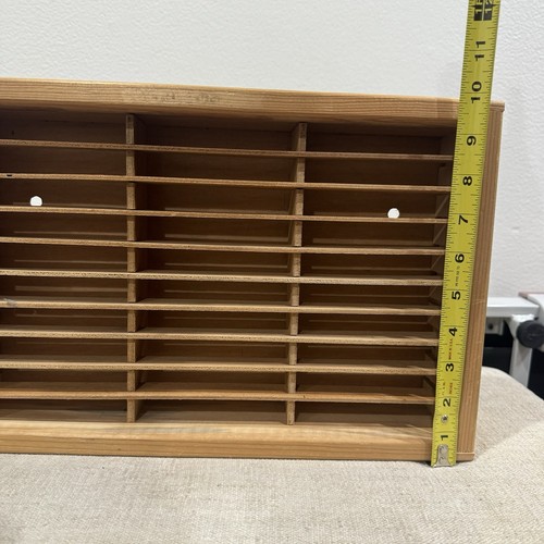 Vintage Napa Valley Box Co Cassette Rack 30 Slot ~ Wall Storage Holder ...