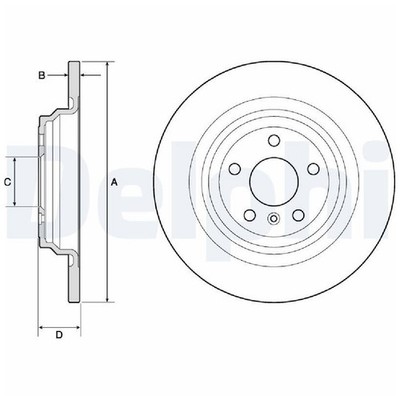 Delphi Bremsscheiben + Beläge hinten 1664230500 1664230012 | 672339 ...