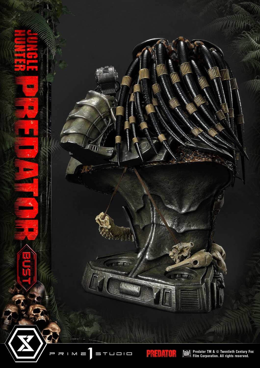 PRIME 1 Predator 1987 Jungle Hunter Predator Bust ⅓ Third Scale Statue ...