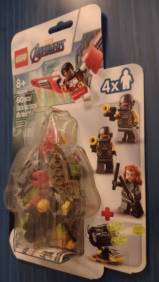 LEGO Marvel Avengers Red Falcon & Black Widow Team Up 40418 Retired New ...