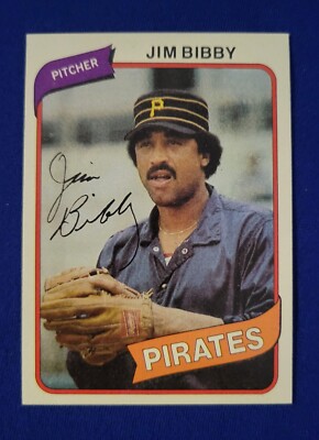 1980 TOPPS #229 JIM BIBBY PITTSBURGH PIRATES NM-MT or BETTER '80 AS '79 ...