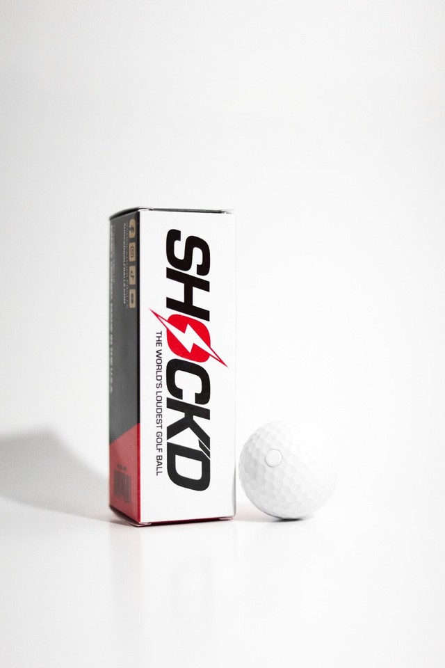 New SHOCK'D Golf Balls 3-Ball Sleeve White | eBay