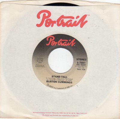 Burton Cummings-Stand Tall (vG+) | eBay