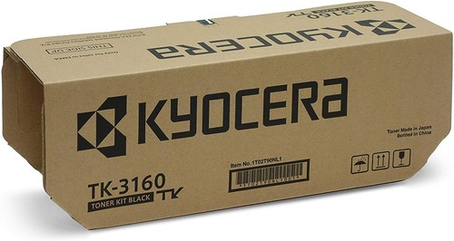 1 x Kyocera Original OEM Black Toner Cartridge For TK3160 - M3145 ...