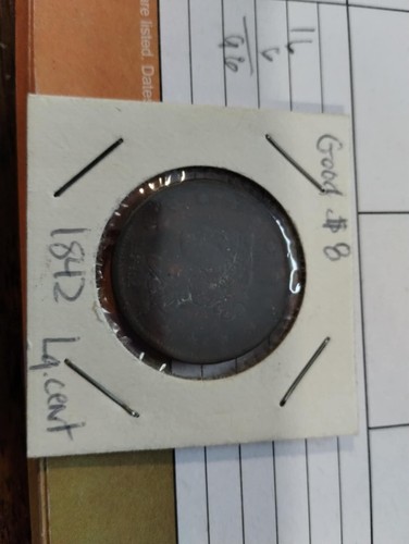 1842 Large Cent - Free Shipping! CIRCULATED CONDITION | eBay