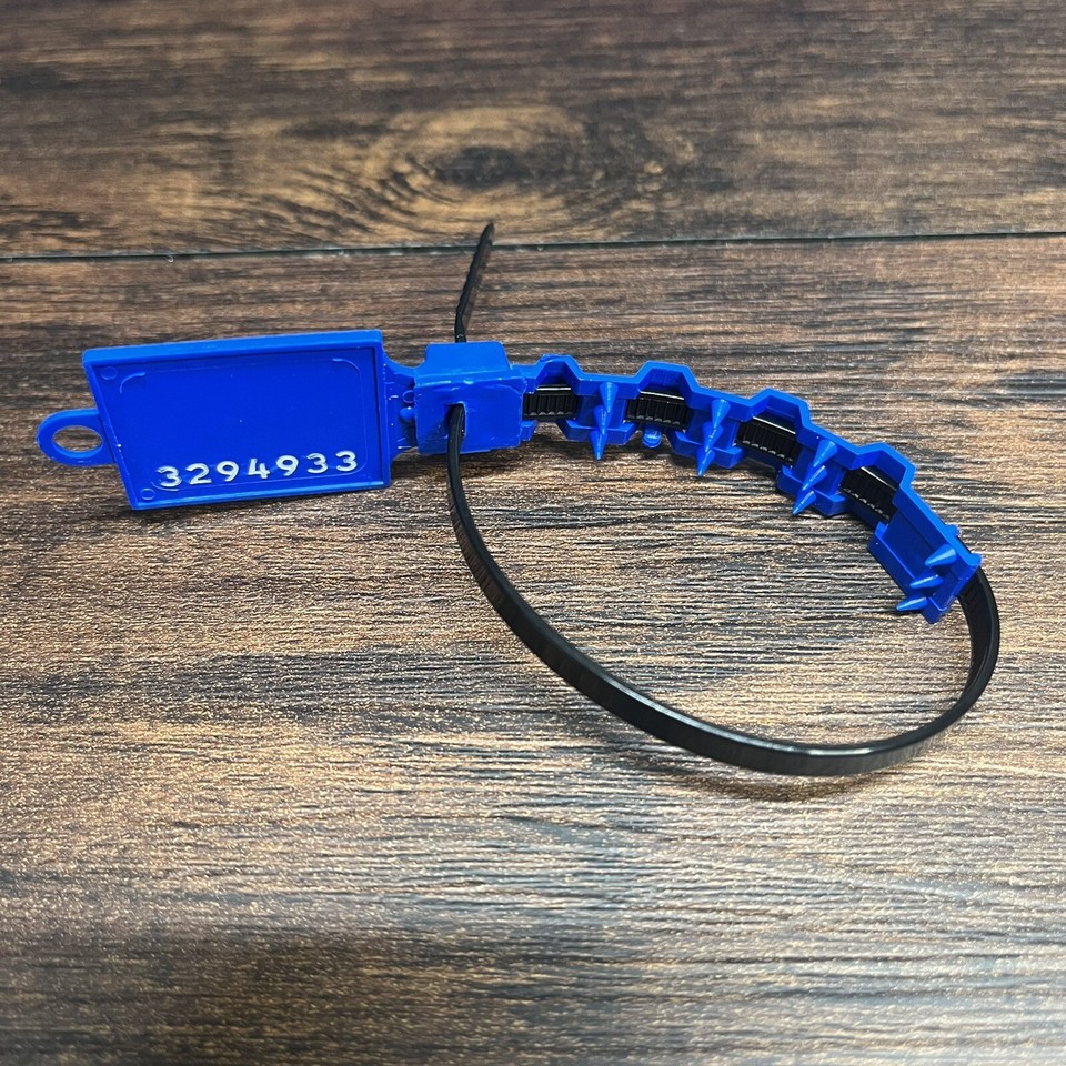 100 Serialized Tamper-Proof Security Zip Ties | eBay
