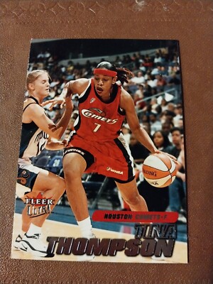 2001 TINA THOMPSON FLEER ULTRA WNBA CARD #70 HOUSTON COMETS USC TROJANS ...
