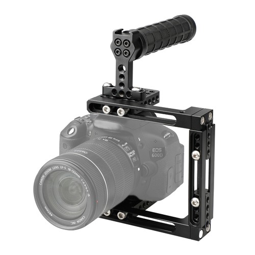 CAMVATE Universal DSLR Camera Cage Top Handle Mount Rig For Canon Nikon ...