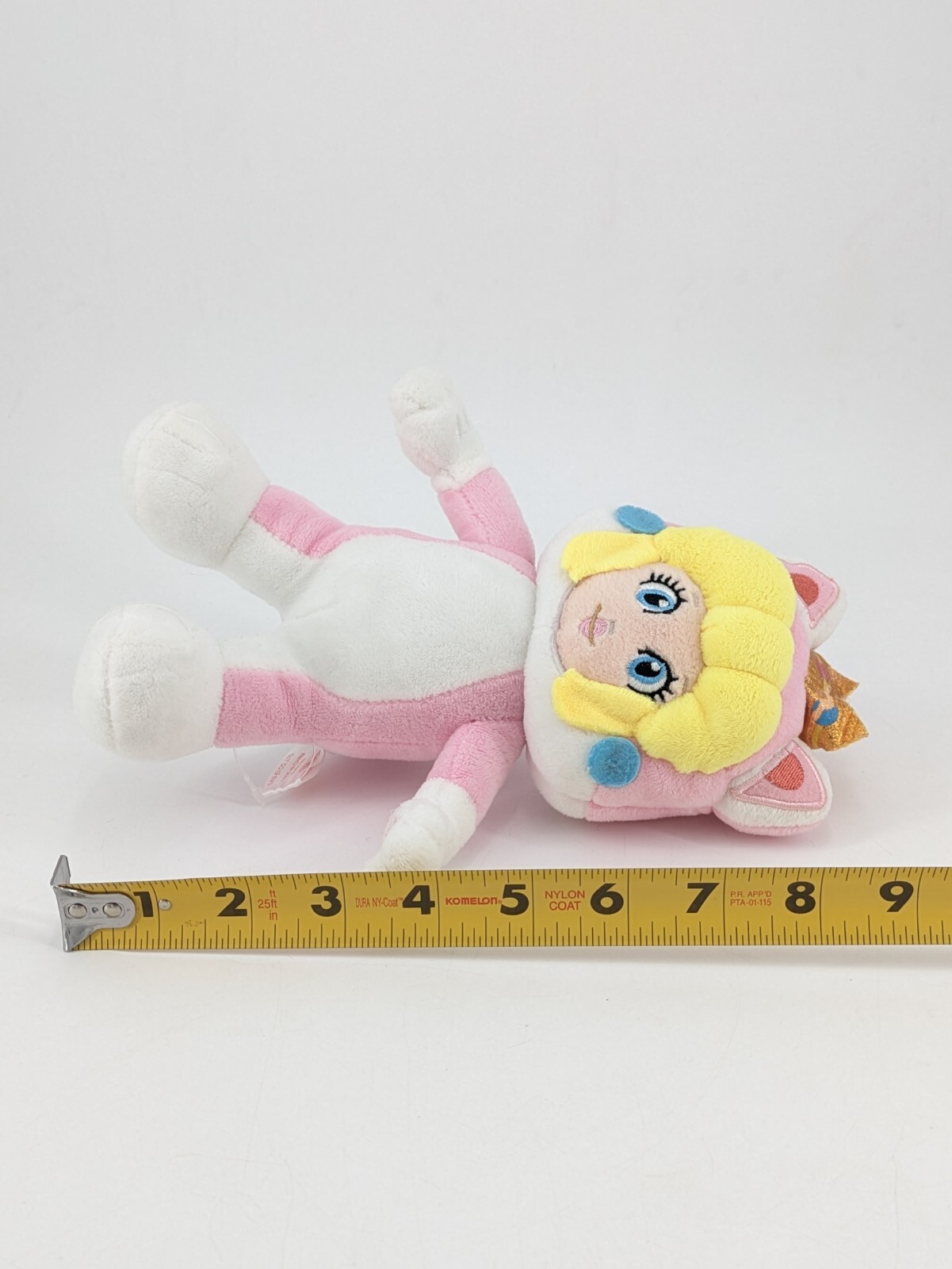 Super Mario 3D World Princess Peach Cat Neko 9" Plush San-ei Stuffed ...