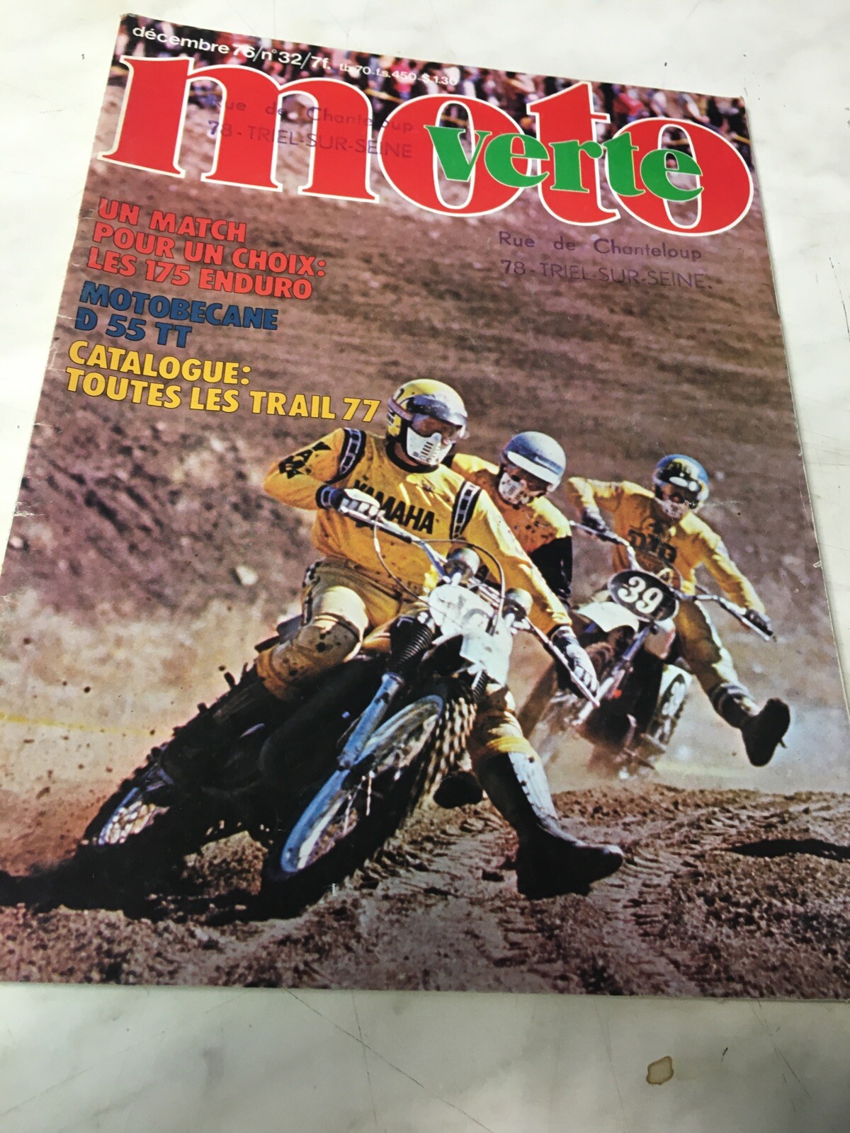 Moto Verde 32 1976 Bps Argento Vaso 175 Ossa Hercules 175 GS Motobecane ...